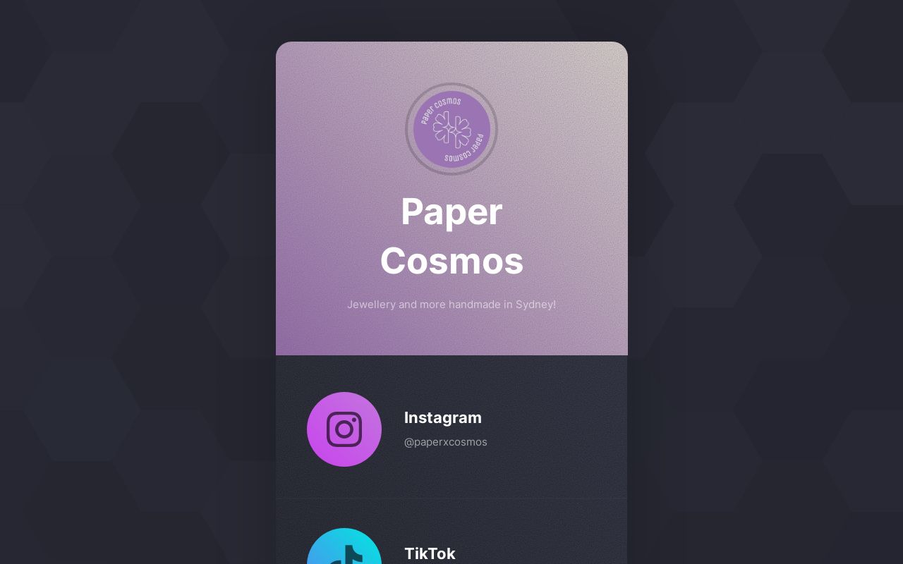 Paper Cosmos